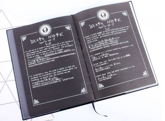 Panda Cafe Belgrade. Death Note notebook